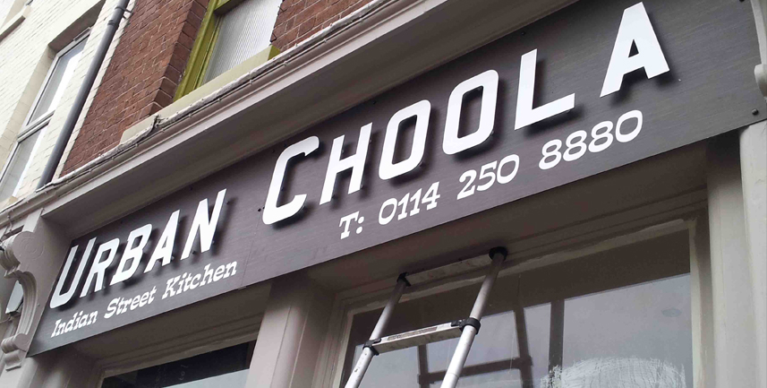 Urban Choola | Shop Fascias Sheffield | Imperial Signs